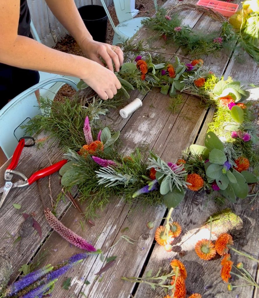Holiday Wreath Making Workshop - FRESHLY CUT STEMS